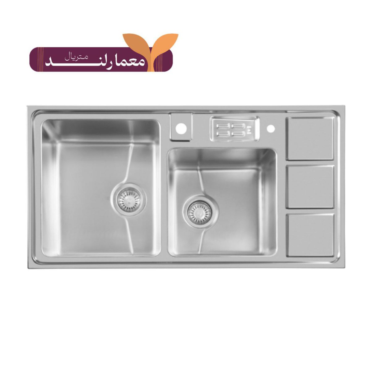 سینک ظرفشویی روکار اخوان مدل 322 فروشگاه متریال معمارلند