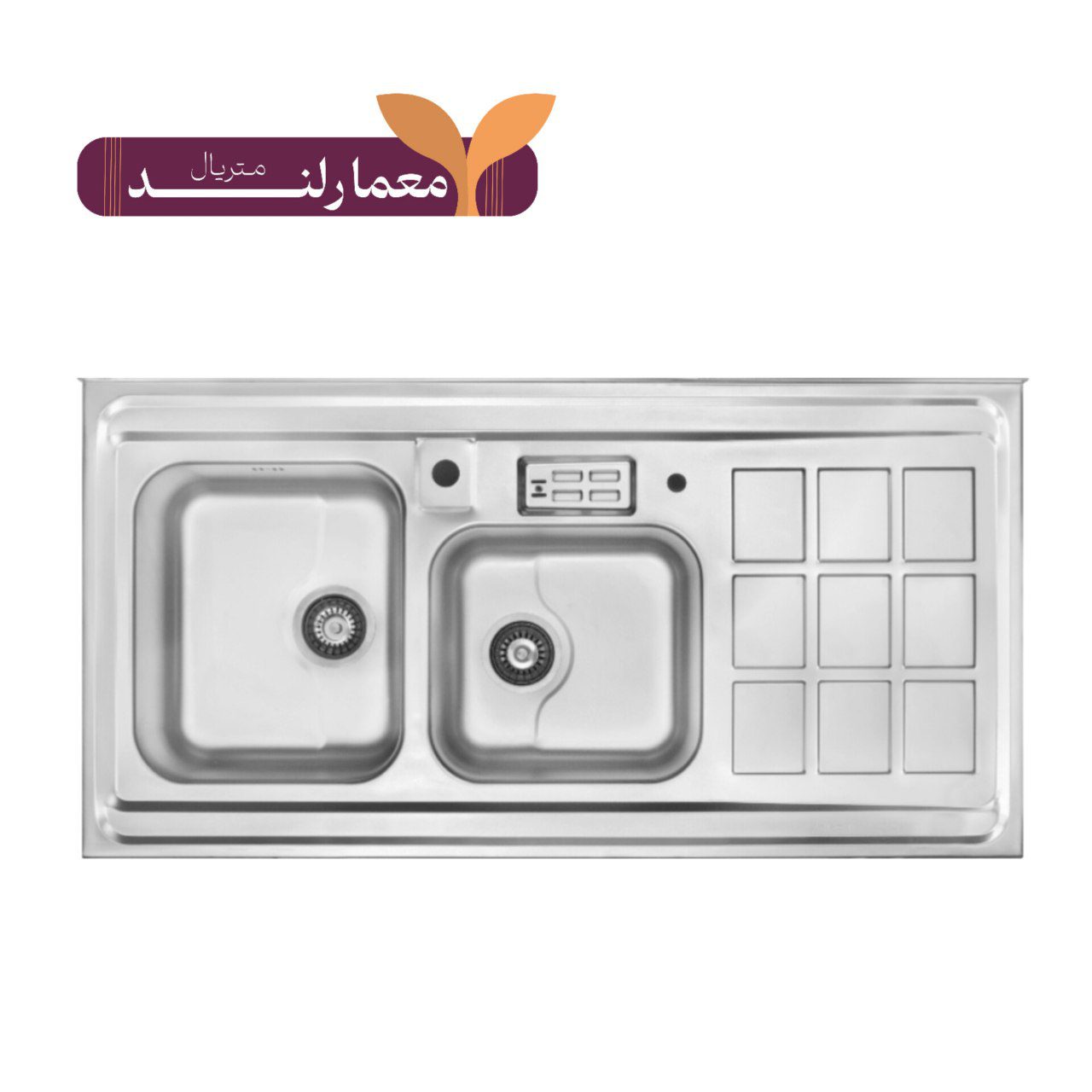 سینک ظرفشویی روکار اخوان مدل 364 فروشگاه متریال معمارلند